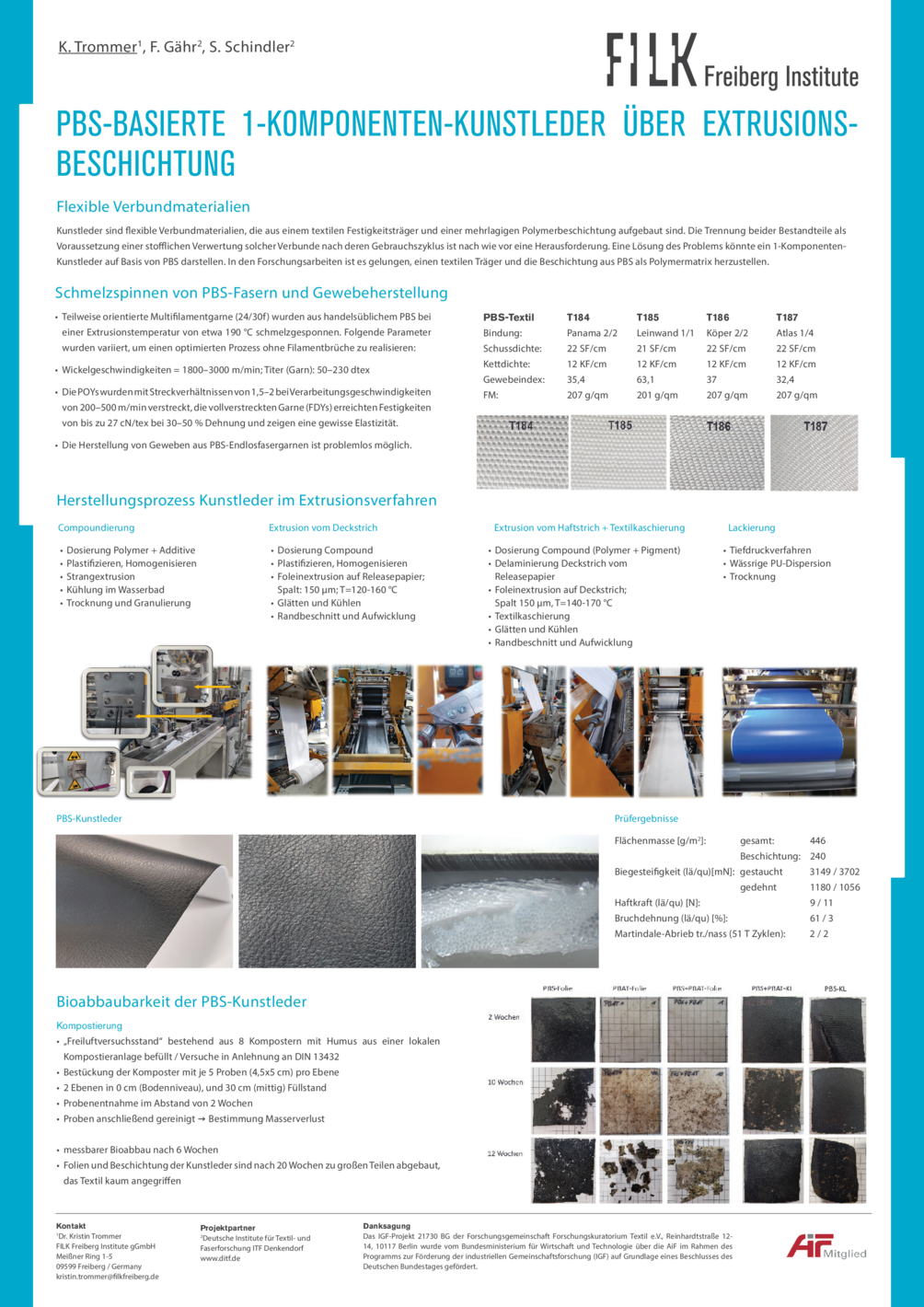 Nachhaltige Polymersysteme und werkstoffliches Recycling - FILK ...
