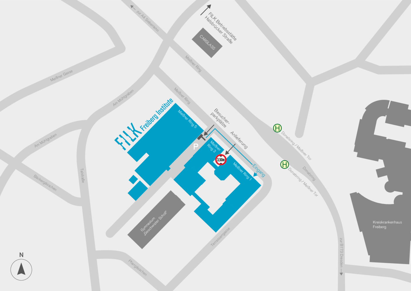 Anfahrts­hinweise zum FILK - FILK Freiberg Institute gGmbH